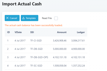Cash and Ledger Balance | CS Lucas