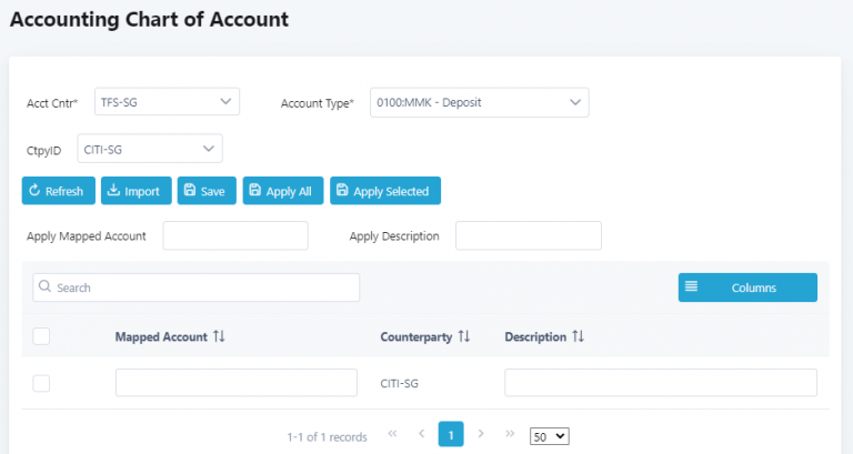 Chart of Accounting Mapping | CS Lucas
