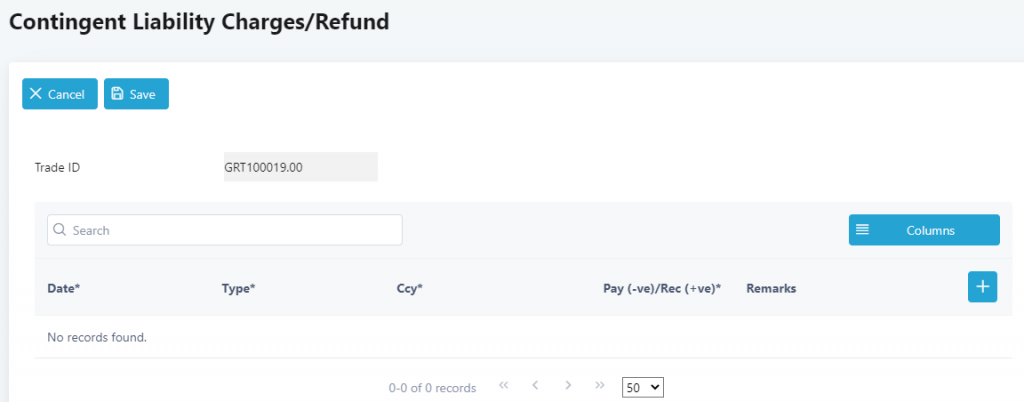 Contingent Liability Charges/Refund | CS Lucas