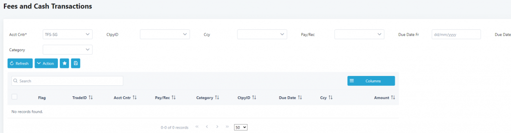 Fees and Cash Transactions | CS Lucas