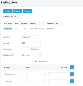 How to Create Facility and Limit | CS Lucas