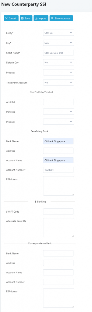 How to Set Up Counterparty SSI | CS Lucas