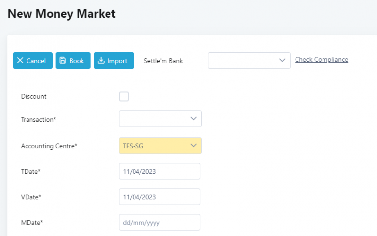 Importing Money Market | CS Lucas