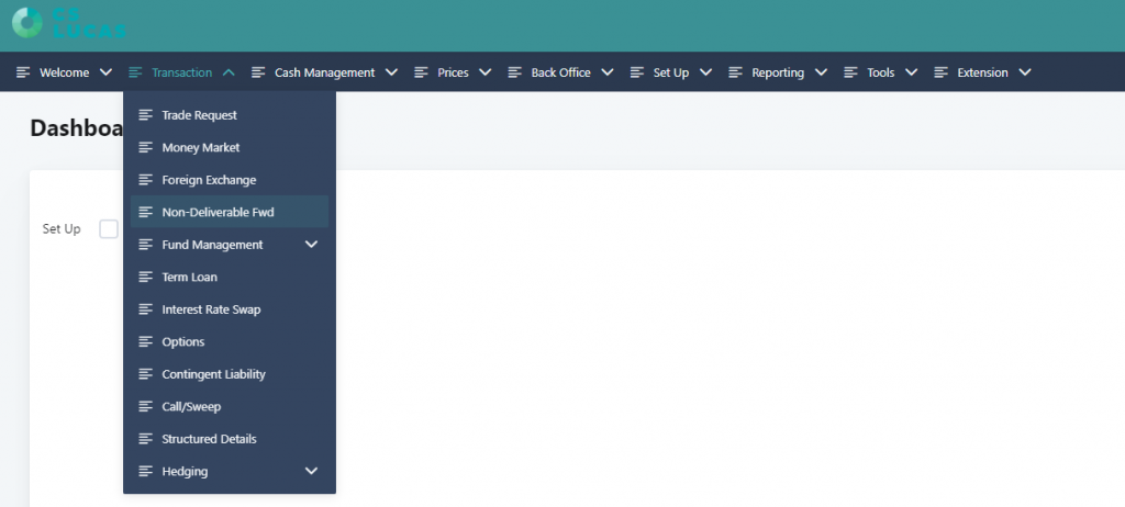 Launch Non-Deliverable Forward Module | CS Lucas