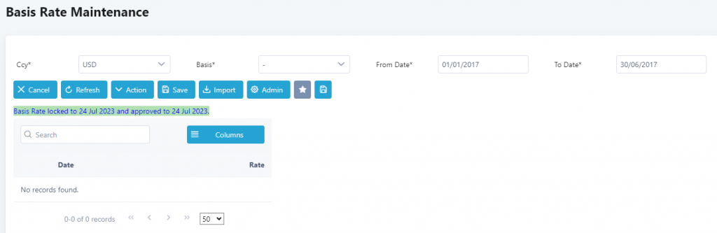 Basis Rate Administration | CS Lucas