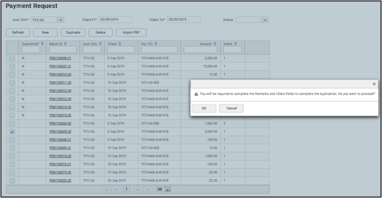 Duplicate Payment Request | CS Lucas